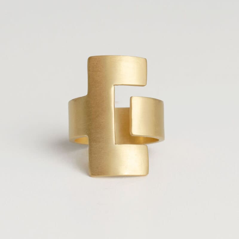 C Adjustable Ring Gold – Bello Traders