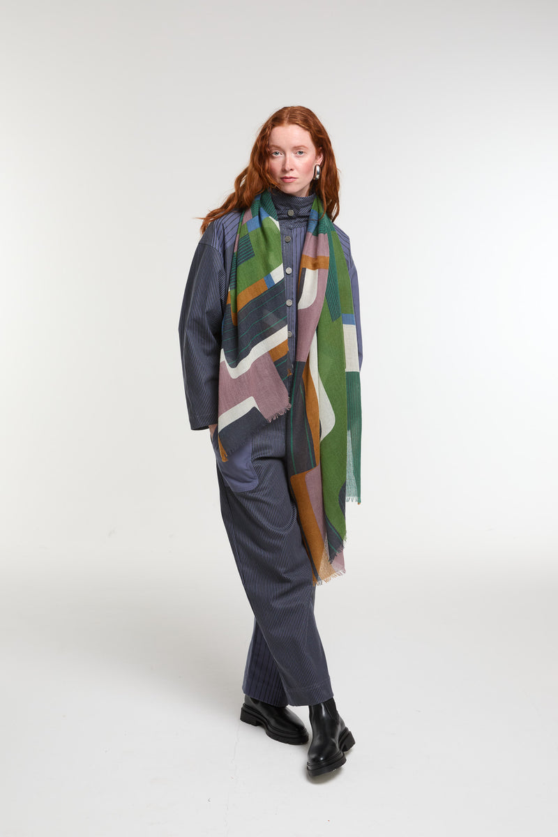 Green Petra Scarf – Bello Traders